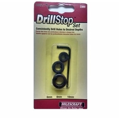 Milescraft - 3Pc Drill Stop Set (#6, #8, #10) | 0822360 – Tools4