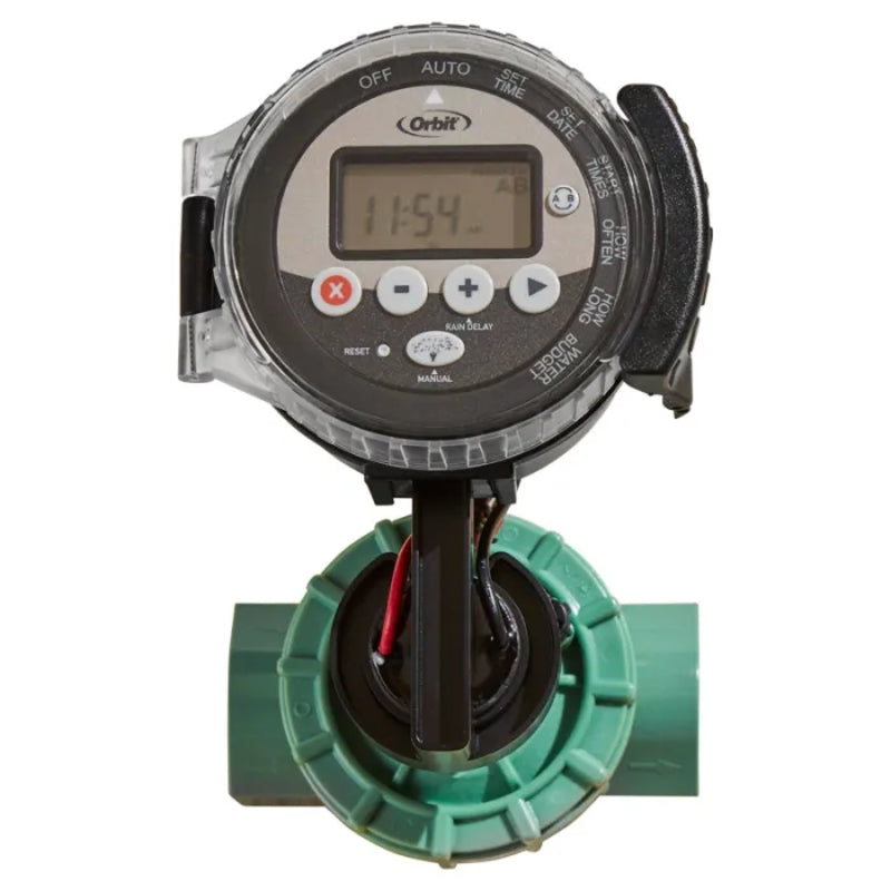 Orbit Battery Operated Sprinkler Controller with In-Line Valve | 10968 ...