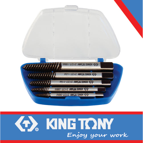 KING TONY - KING TONY SCREW EXTRACTOR SET 5PC (11205SQ) – Tools4
