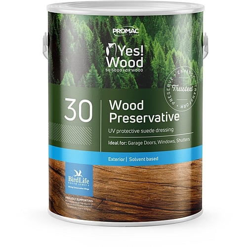 Yes Wood 30 - Wood Preservative, Exterior, Ebony 1L | OB607-0-1L ...