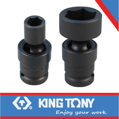 KING TONY - KING TONY SOCKET 1/2" UNIVERSAL JOINT IMPACT 22MM (4B5522M ...