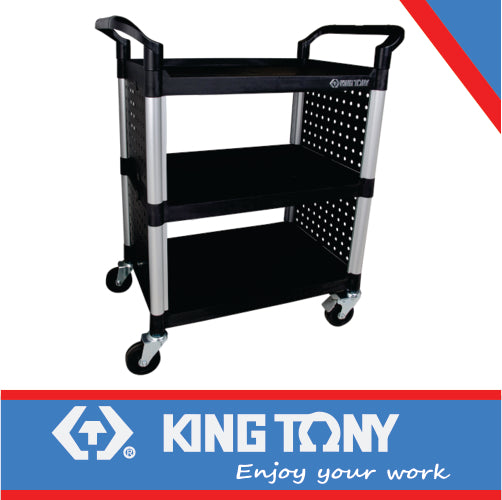 KING TONY - KING TONY TOOL SHELF TROLLEY WITH SIDE PANELS (87440) – Tools4
