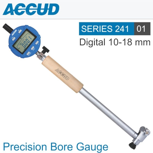 Accud - Precision bore gauge for small holes digital 10-18mm – Tools4