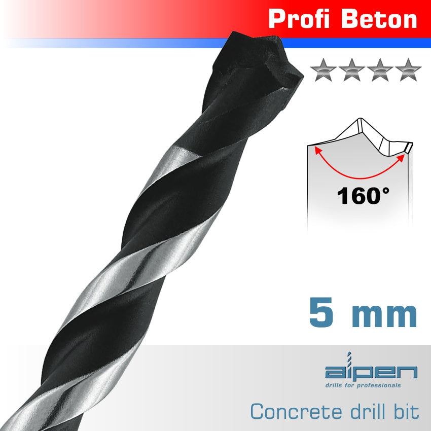 Alpen - Concrete profi beton drill bit 5.0 x 150mm – Tools4