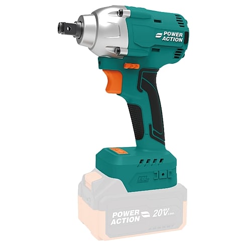 Power Action 20V Cordless BL Impact Wrench 1/2", 280Nm (Bare Tool) | BIW20 - Tools4Wood