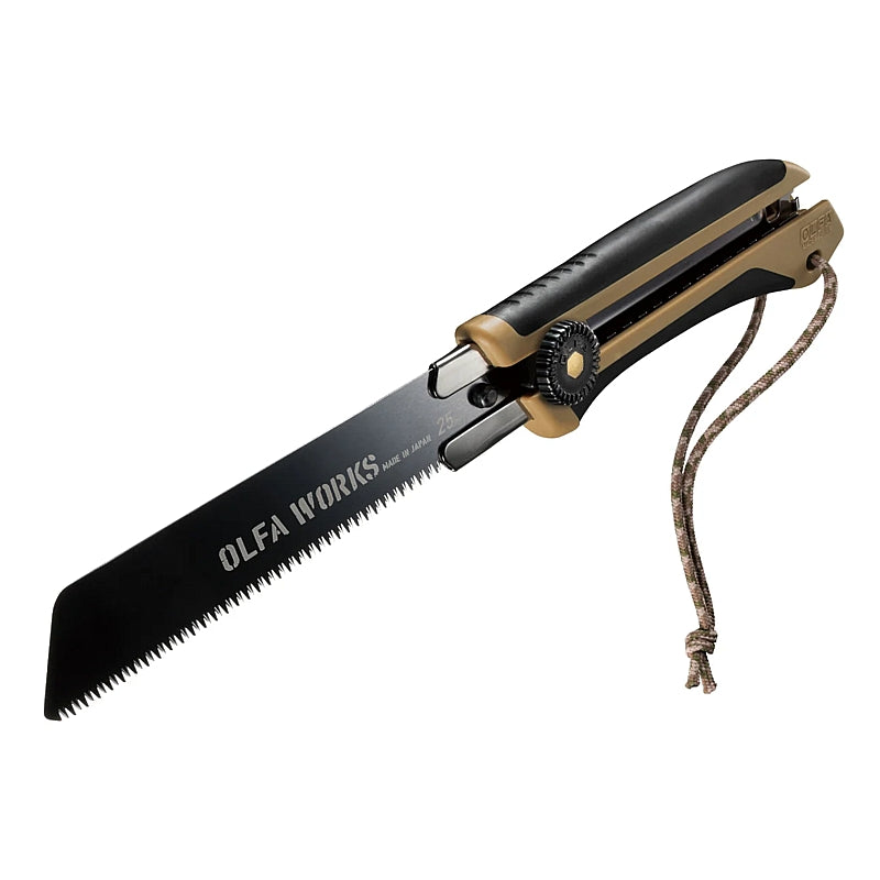 Olfa Works Bushcraft Retractable Blade Saw, Sand Colour | CTR OW-BCS-1 ...