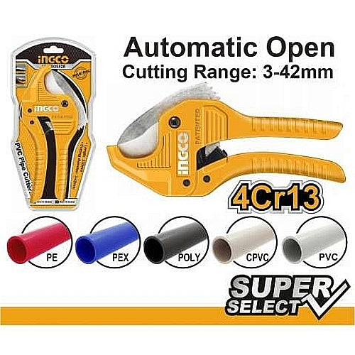 Ingco Pipe Cutter Auto-Open Function 193mm | HPCS05428 - Tools4Builders
