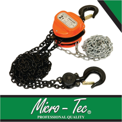 Micro-Tec - Chain Hoist 1.5 T X 3 MT | HT1139-1.5 – Tools4