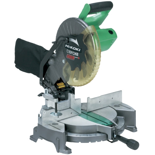 Hikoki/Hitachi - C10FCH2 Compound Mitre Saw 255mm 1520W W/Laser Guide ...