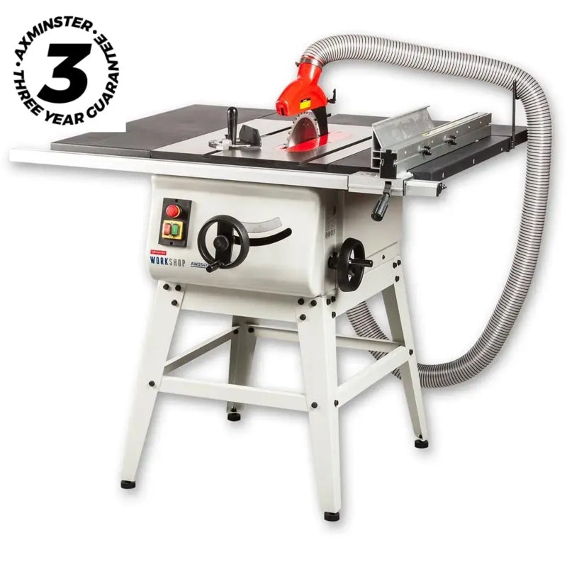 Axminster Workshop Table Saw 254mm, 1.5kW (AW254TS) | 026111810 – Tools4