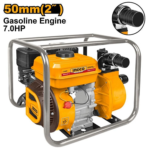 Ingco Gasoline 50mm Water Pump 550L/min | GWP202 - Tools4Builders