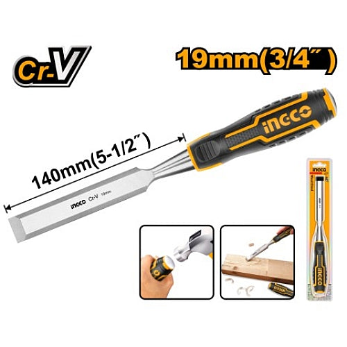 Ingco Wood Chisel 19 x 140mm | HWC0819 - Tools4Builders