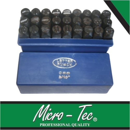 Micro-Tec - Punch Set Letter 8mm A-Z | M006012 – Tools4