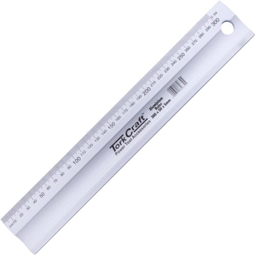 TORK CRAFT - Aluminium Straight Edge Ruler 300mmx50mmx5.0mm – Tools4