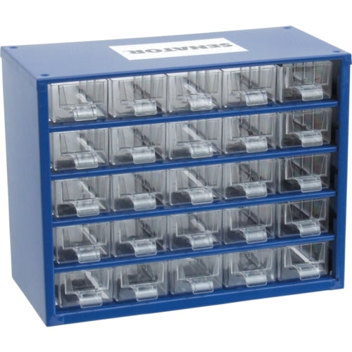 Senator 25-Drawer Small Parts Storage Cabinet, 306x155x282mm ...