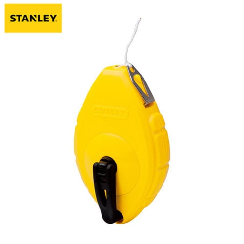 Stanley Chalk Line Reel 30M with Blue Chalk and Level | 0-47-443 – Tools4