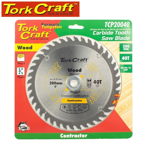 SAW BLADES - 200mm/30.20.16mm/40T TCP Circular Saw Blade – Tools4