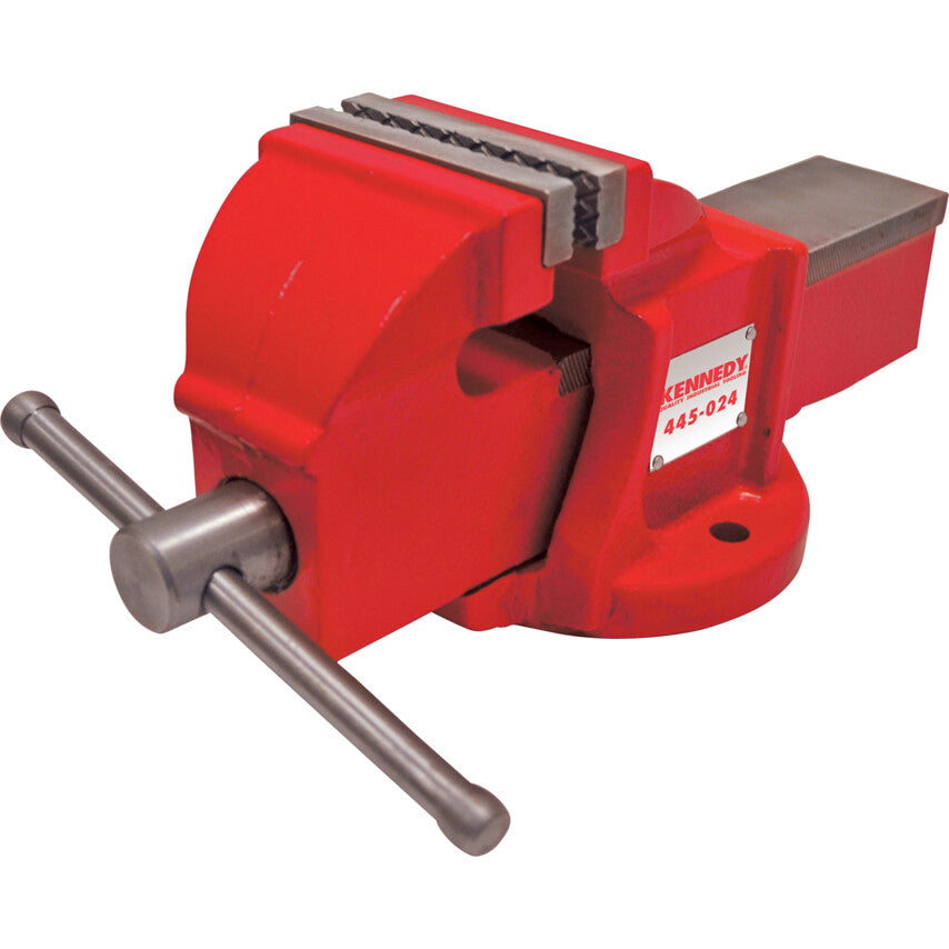Kennedy Engineer's Bench Vice, Fixed Base, Cast Iron, 100x140mm (4 ...