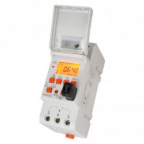 Timer Digital Programmable Memory Card Din Rail Mounted | TDDT7M ...
